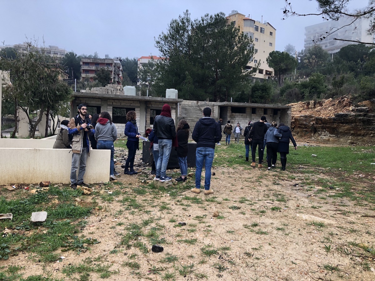 AUB students assess the Landscape of Shemlan and ecotourism trails of ...