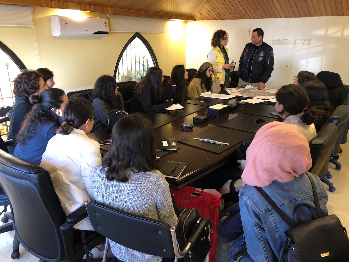 AUB students assess the Landscape of Shemlan and ecotourism trails of ...