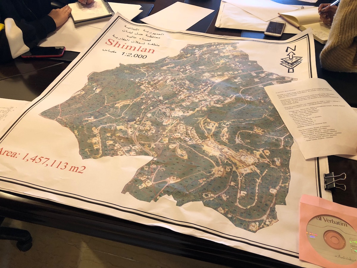 AUB students assess the Landscape of Shemlan and ecotourism trails of ...