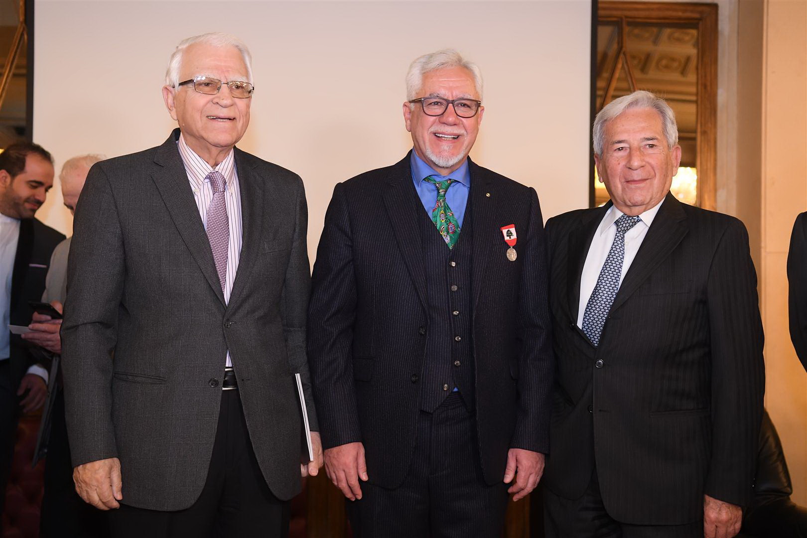 Lebanese President Michel Aoun awards Assad Serhal Silver Lebanese ...