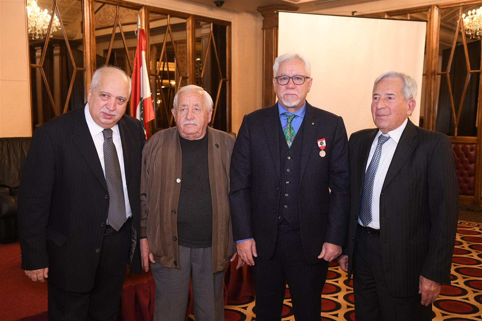 Lebanese President Michel Aoun awards Assad Serhal Silver Lebanese ...