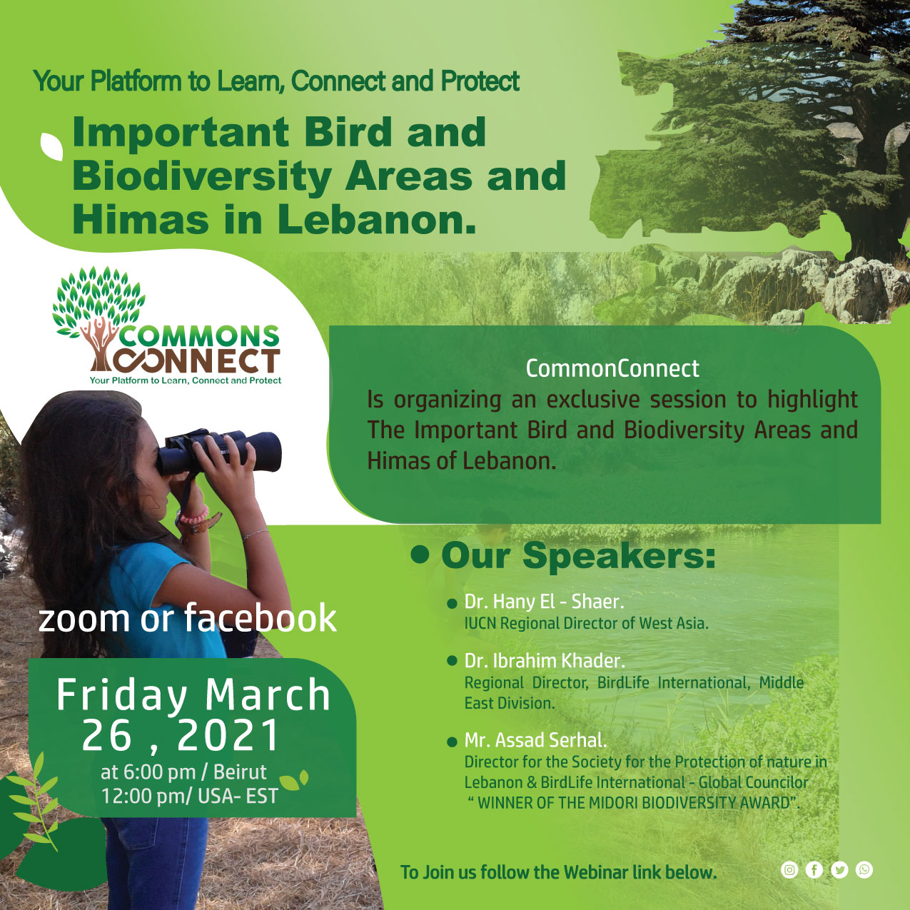 Important Bird and Biodiversity Areas & Hima Areas of Lebanon | Society ...